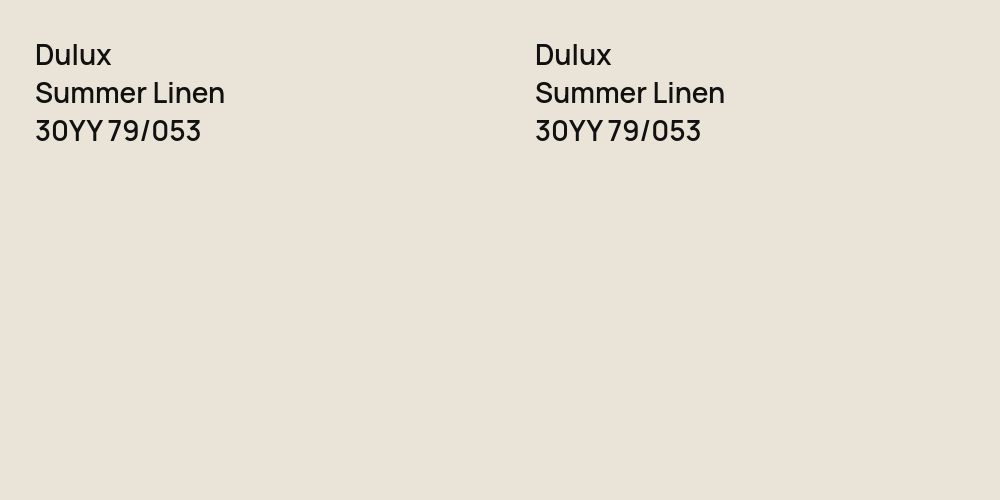 Dulux Summer Linen и Dulux Summer Linen - сравнение цветов
